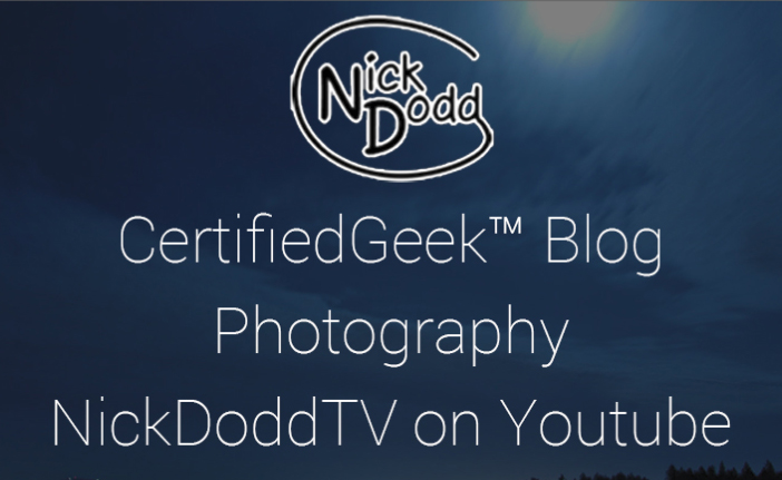 Nick Dodd || Certified Geek Blog